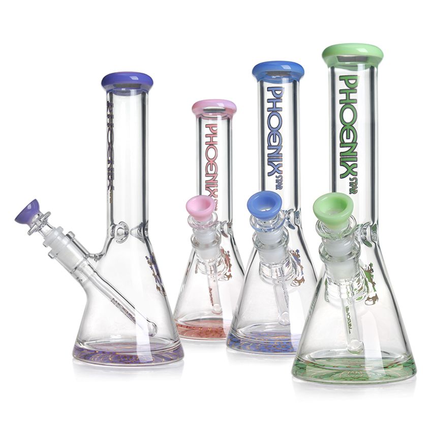 Phoenixstar 10" Beaker Bong – Milk Color Thick Base Edition